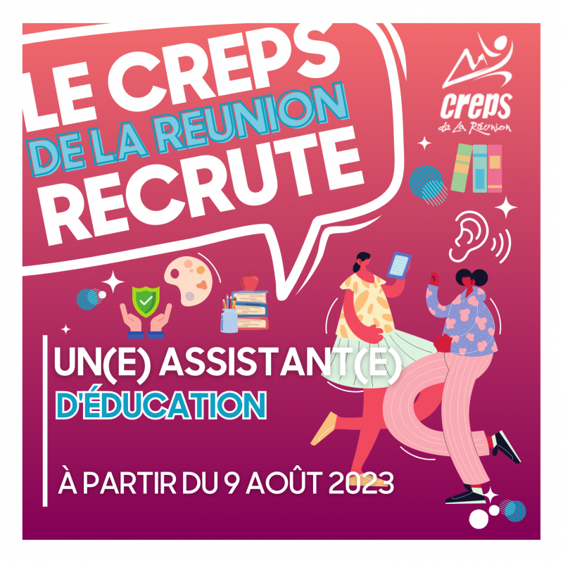 Le CREPS de La Réunion recrute